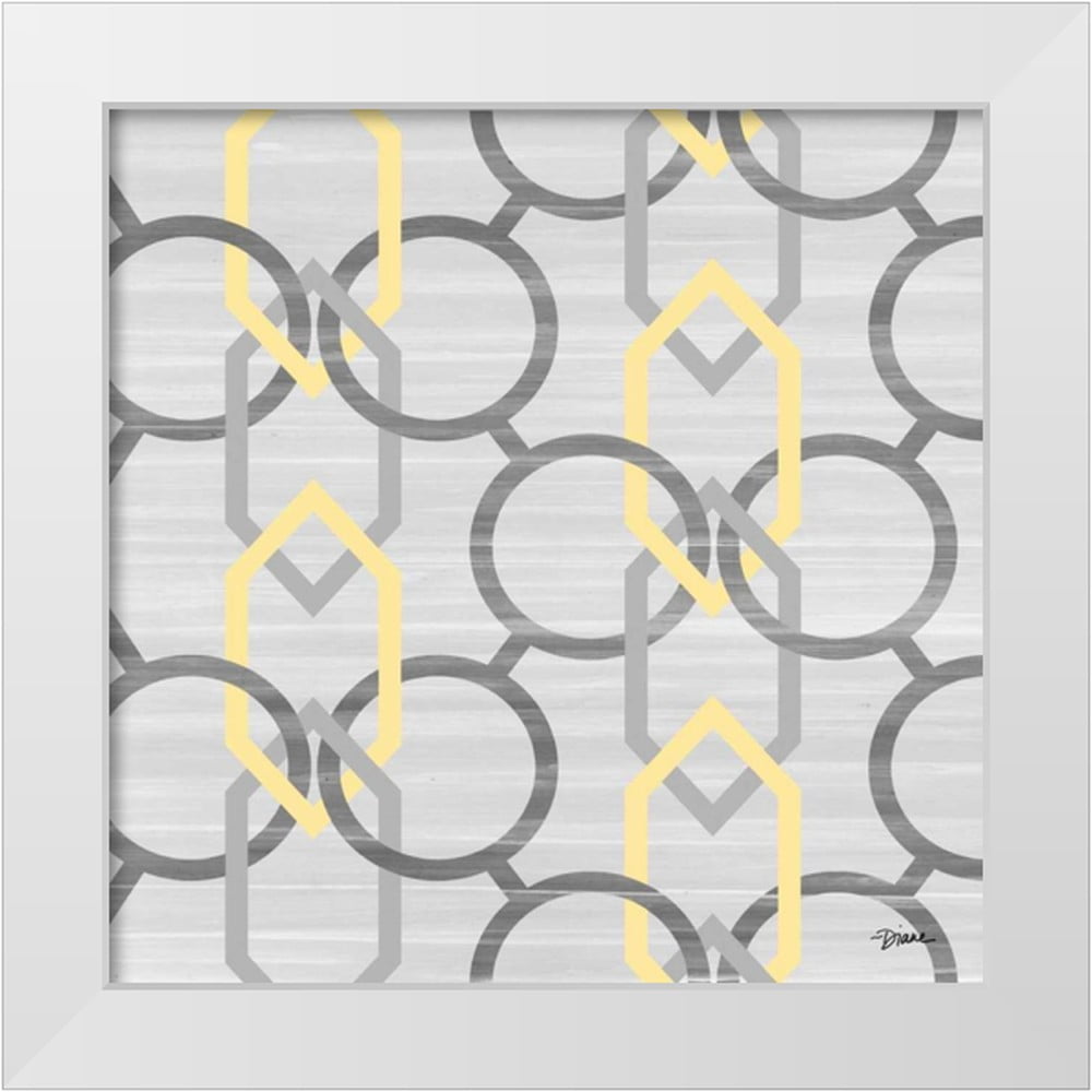 Stimson, Diane 26x26 White Modern Wood Framed Museum Art Print Titled ...
