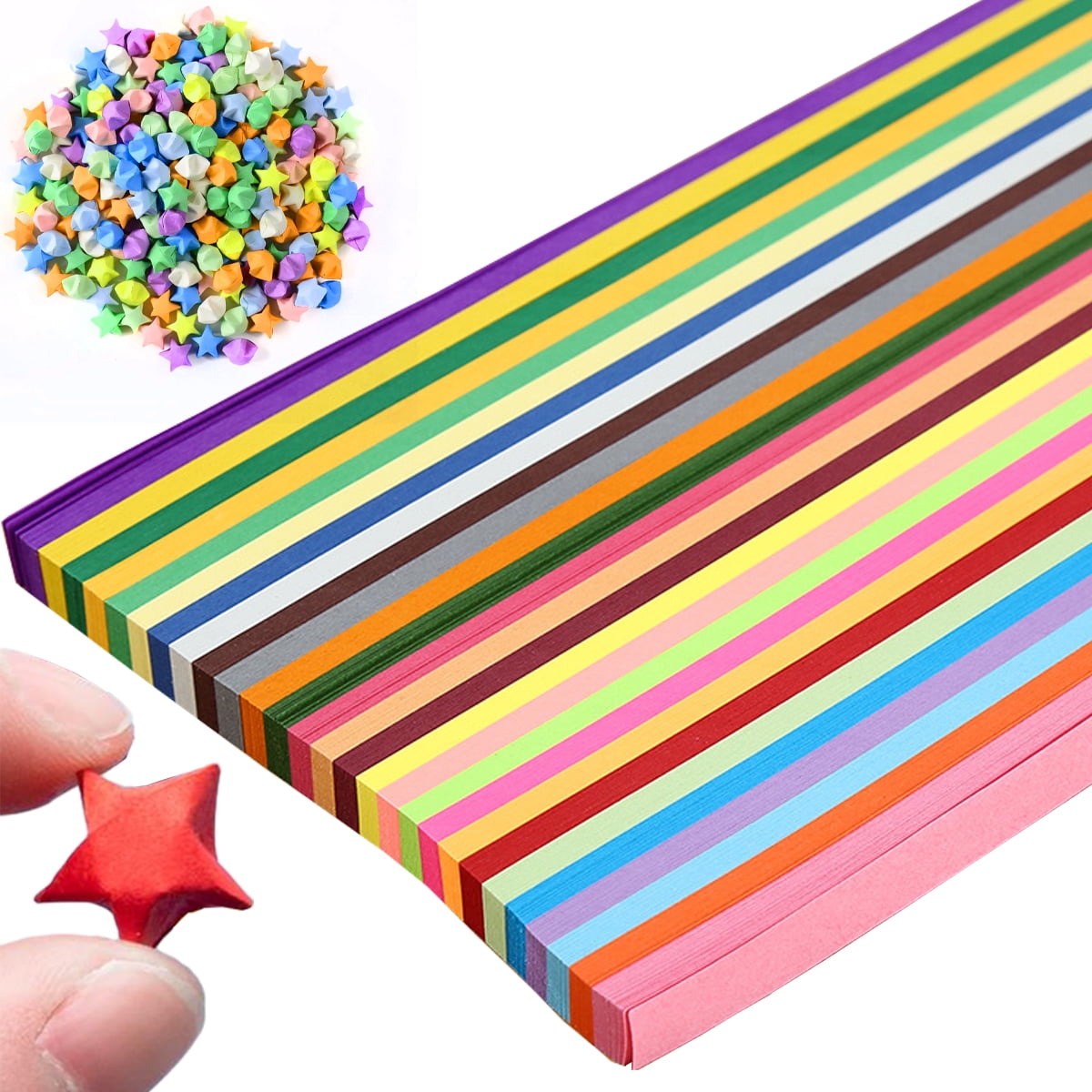 Stimulate Creativity With Assortment Colors Origami Stars Papers ...