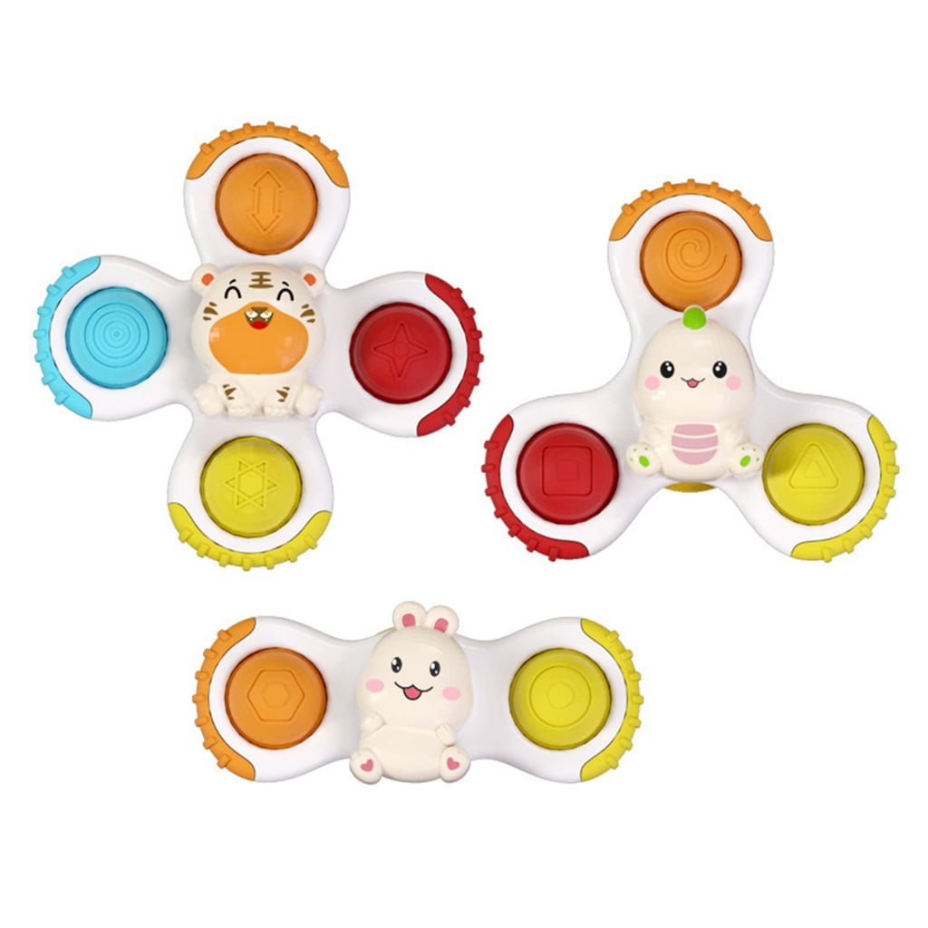 Stimulating Suction Cup Spinners Toy Encourage Creativity and ...
