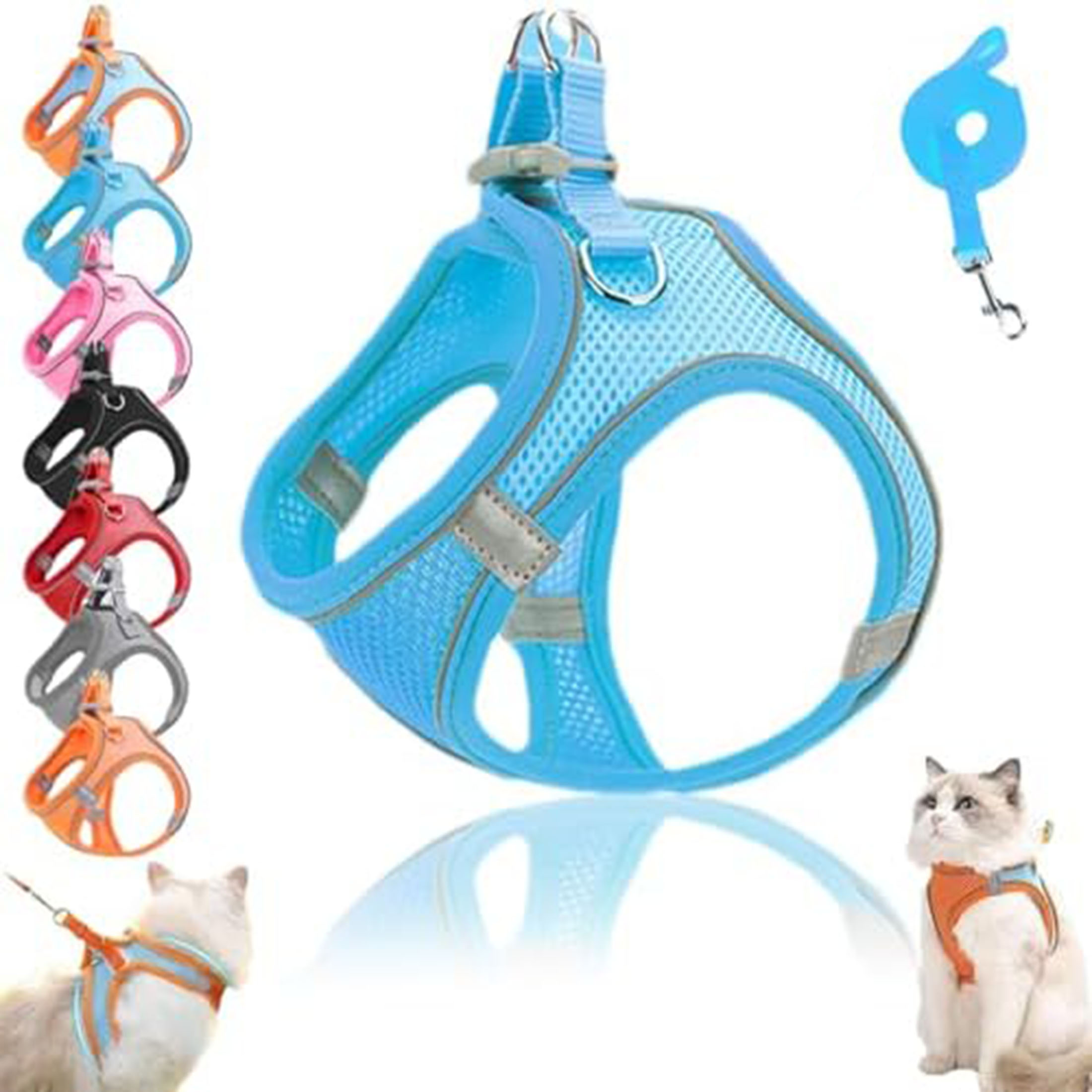 Stimulicat Cat Harness, Escape Proof Cat Harness and Leash Set with ...