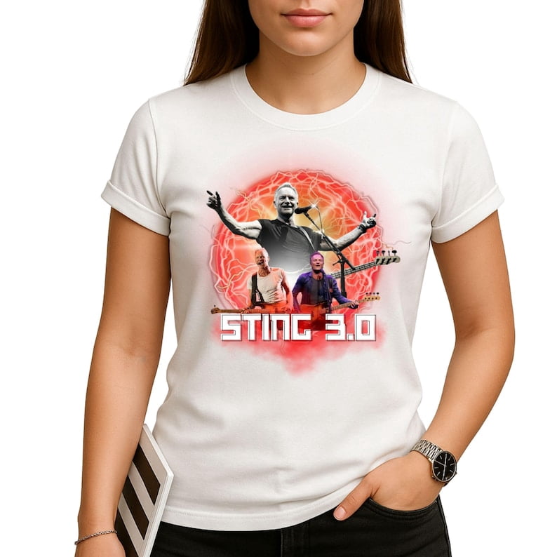 Sting 3.0 Tour T-Shirt, Sting Concert T-Shirt Sting 3.0 Tour tee Sting ...