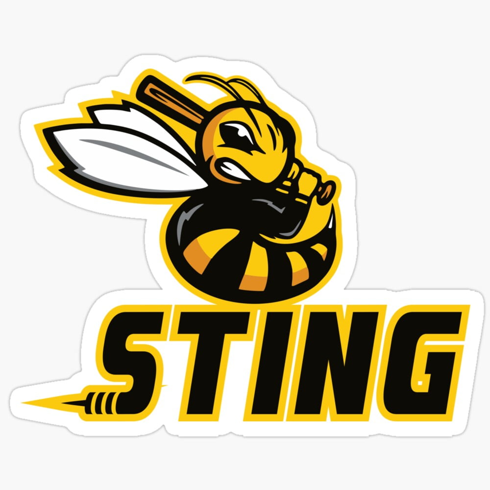 Sting Baseball Logo Sticker Phone Decal Water Bottle Stickers Car Decals, Laptop Sticker ...