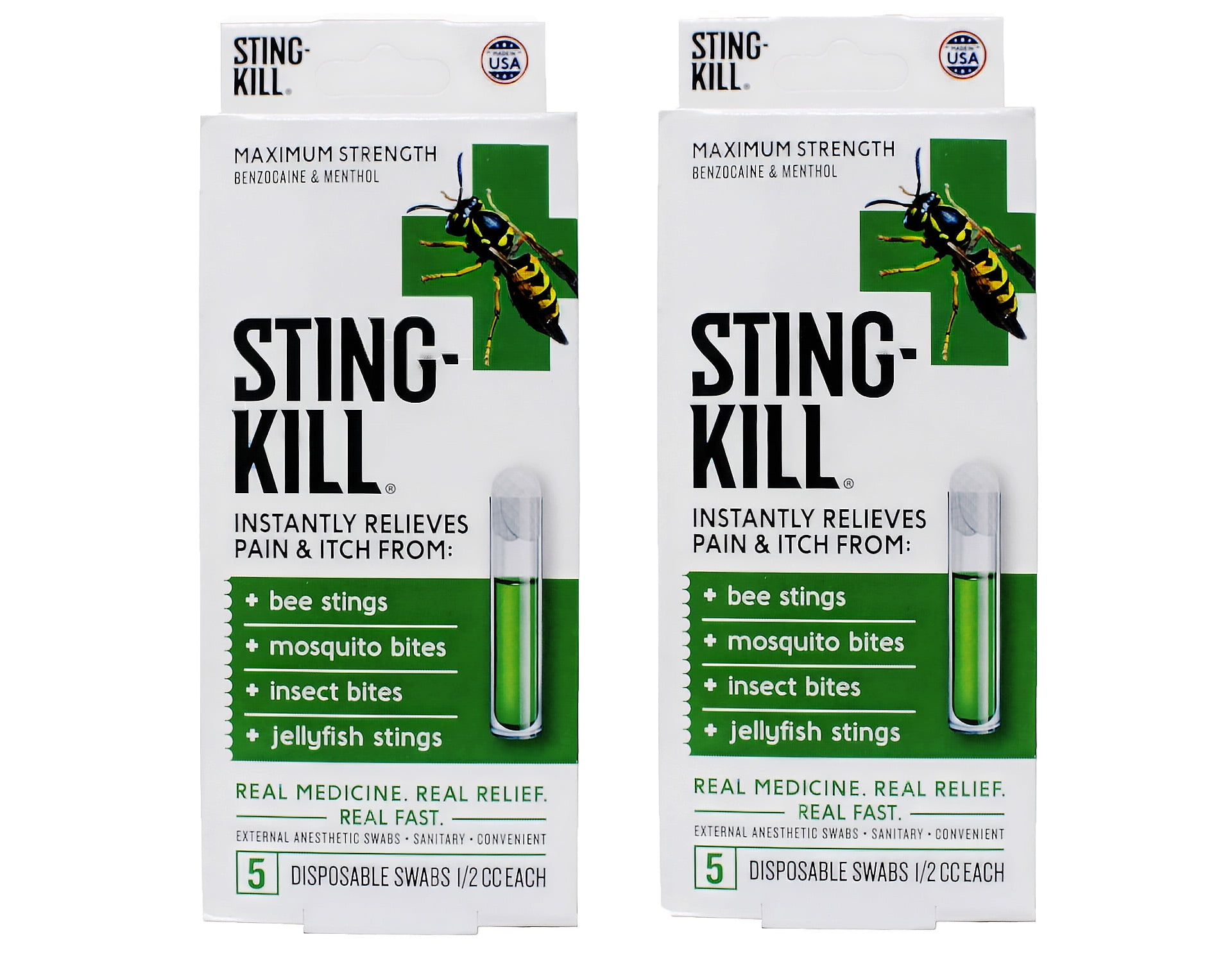 Sting-Kill First Aid Relief: Instant Pain & Itch Relief via Maximum ...