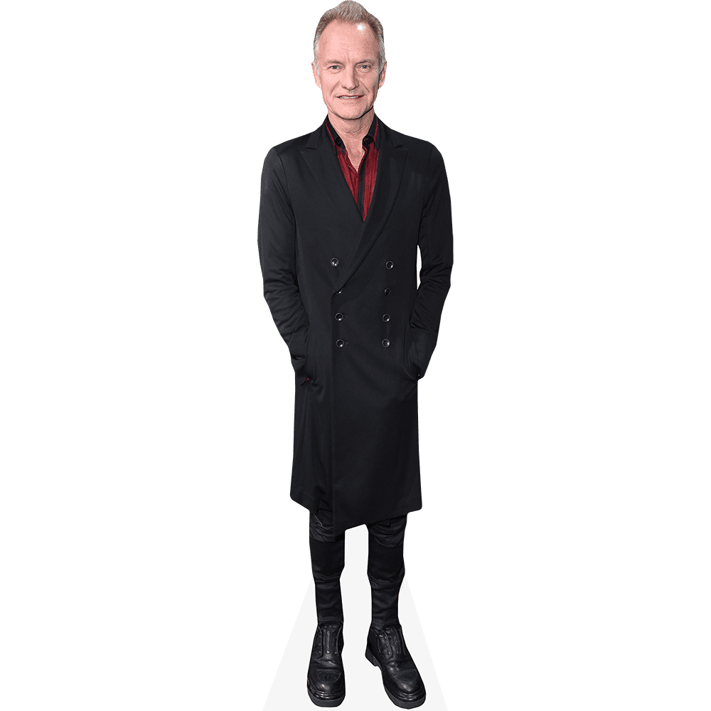 Sting (Long Coat) Mini Cardboard Cutout Standee - Walmart.com