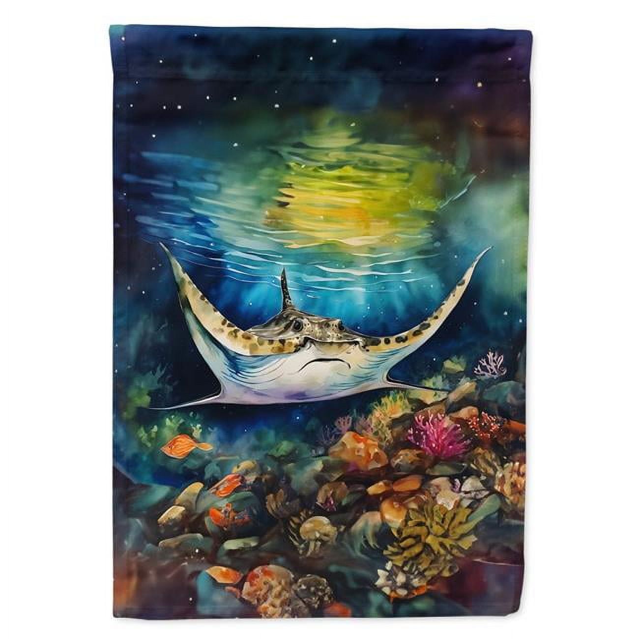 Sting Ray House Flag 28 in x 40 in - Walmart Business Supplies