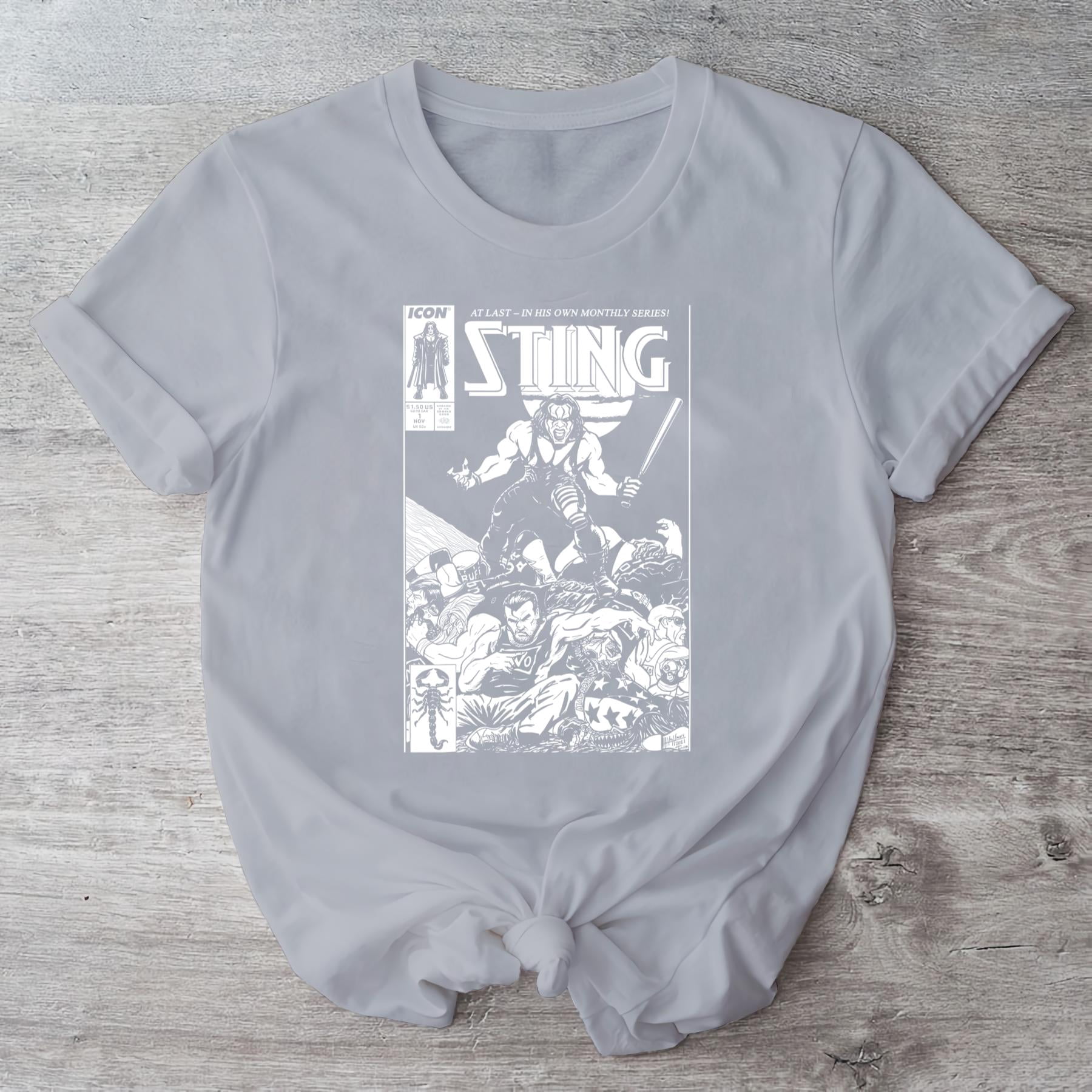 Sting WCW Softstyle T-Shirt-TH4649 - Walmart.com