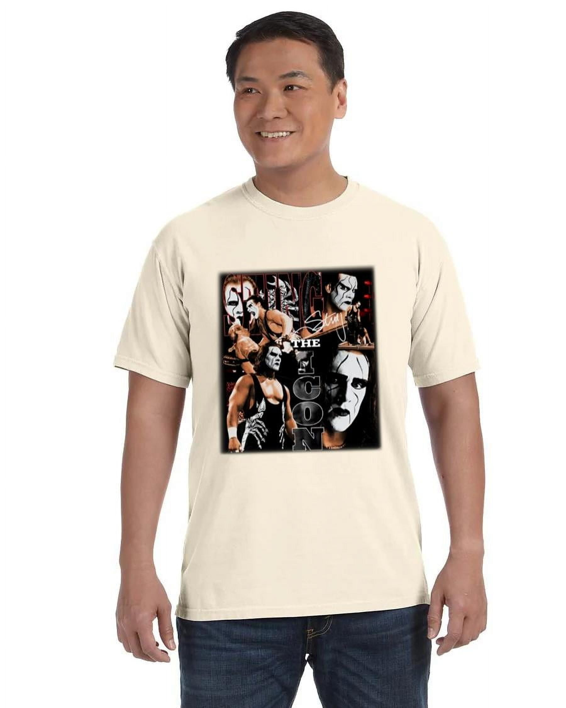 Sting Wrestler ECW WCW WWF WWE Icon Legend Tribute Fan Comfort Color T ...