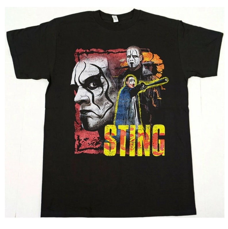 Sting Wrestler Retro Style Graphic Wrestling T-Shirt, Sting Unisex ...