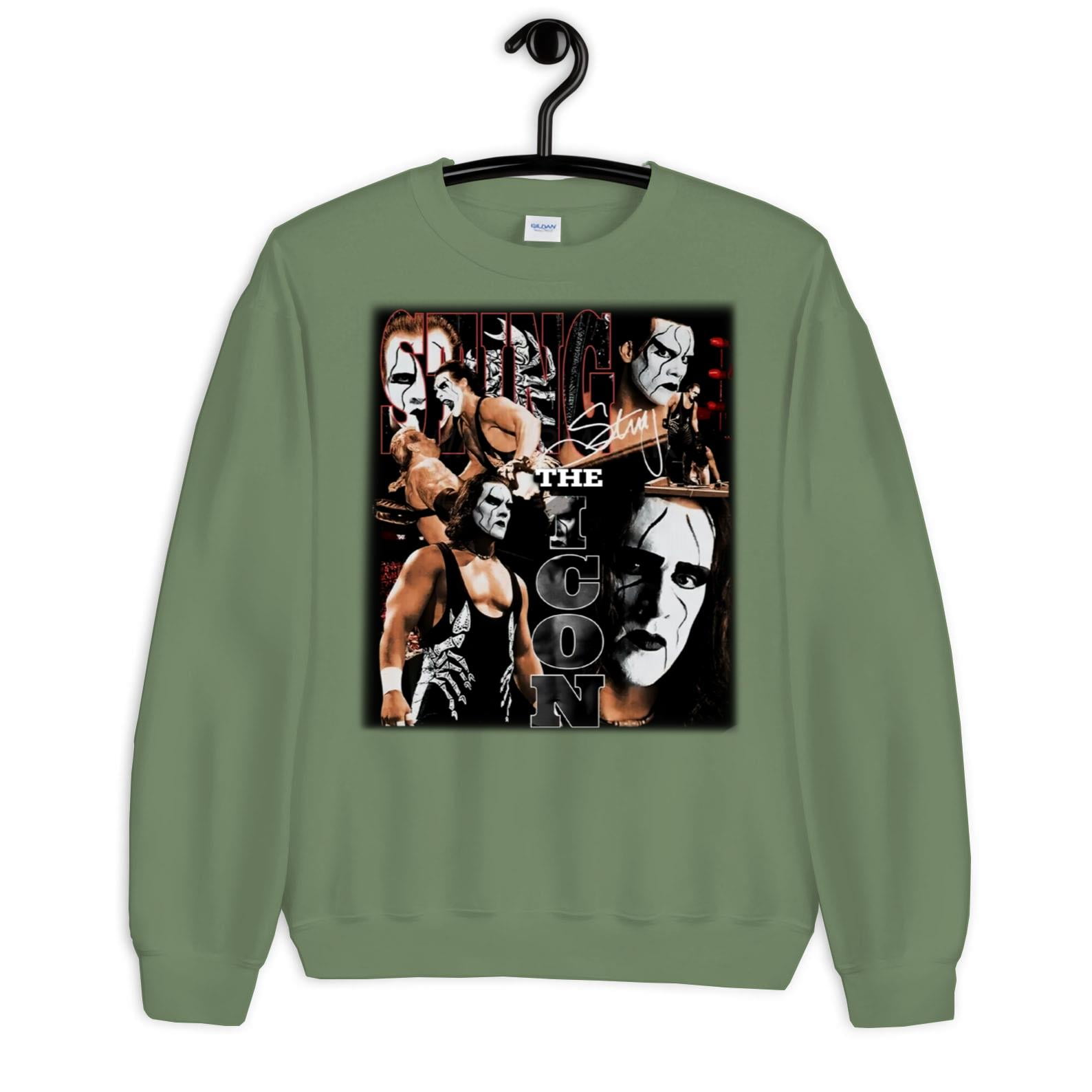 Sting t-shirf The Icon ECW WCW WWF WRESTLING-TH25943 - Walmart.com