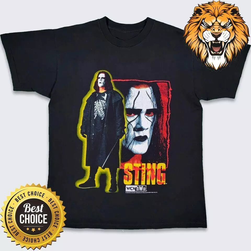 Sting90s WCW NWO WWF Wrestling T-shirt L2103_03 - Walmart.com