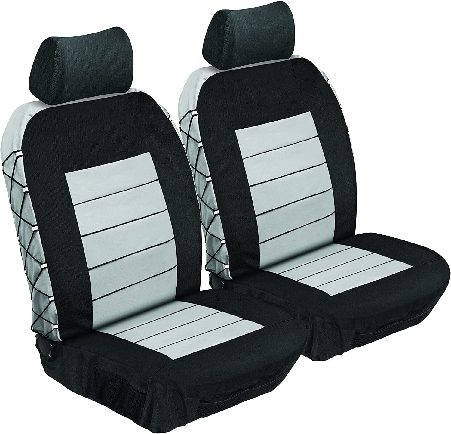 StingRay Ultimate HD Car Seat Cover Set (Gray), Car Seat Protector ...