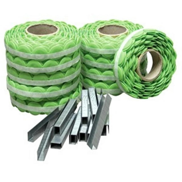 Stinger 136360 Cap Staple, 3/8 in W Crown, 5/8 in L Leg, Galvanized, 20 ...