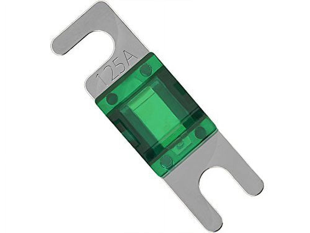 Stinger 3 Pk 125 Amp MIDI Style Mini ANL Fuses Silver Plated Car Audio ...