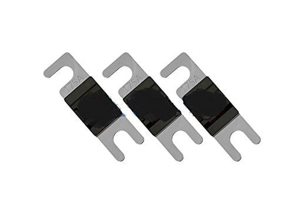 Stinger 3 Pk 175 Amp MIDI Style Mini ANL Fuses Silver Plated Car Audio ...
