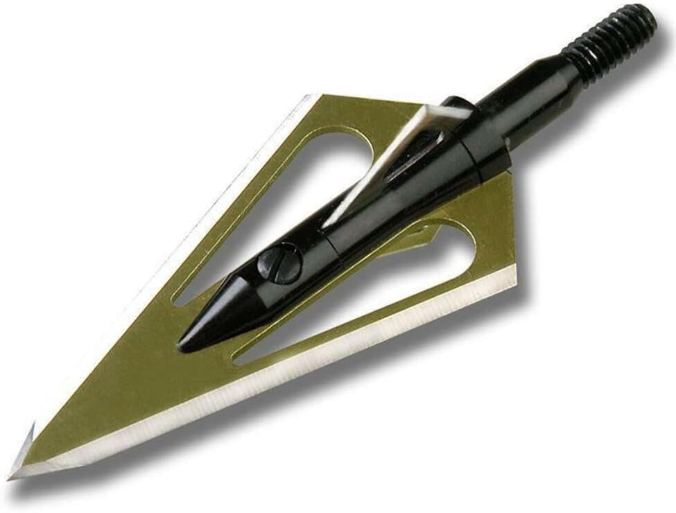 Stinger 4 Blade Arrow Broadhead (Pack of 3), 150-Grain, Silver ...