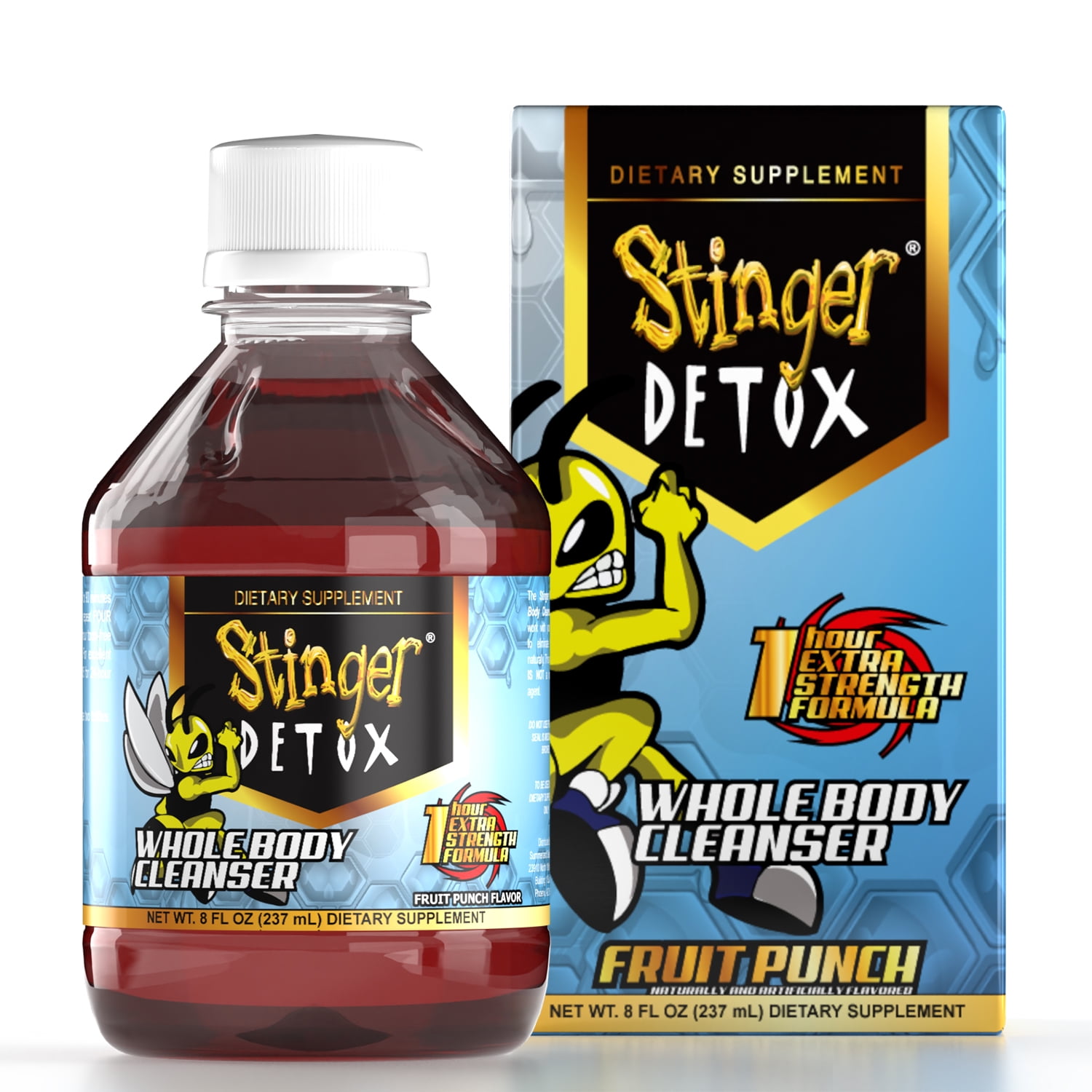 Stinger Detox Flush Whole Body Cleanser 1 Hr Extra Strength Drink ...