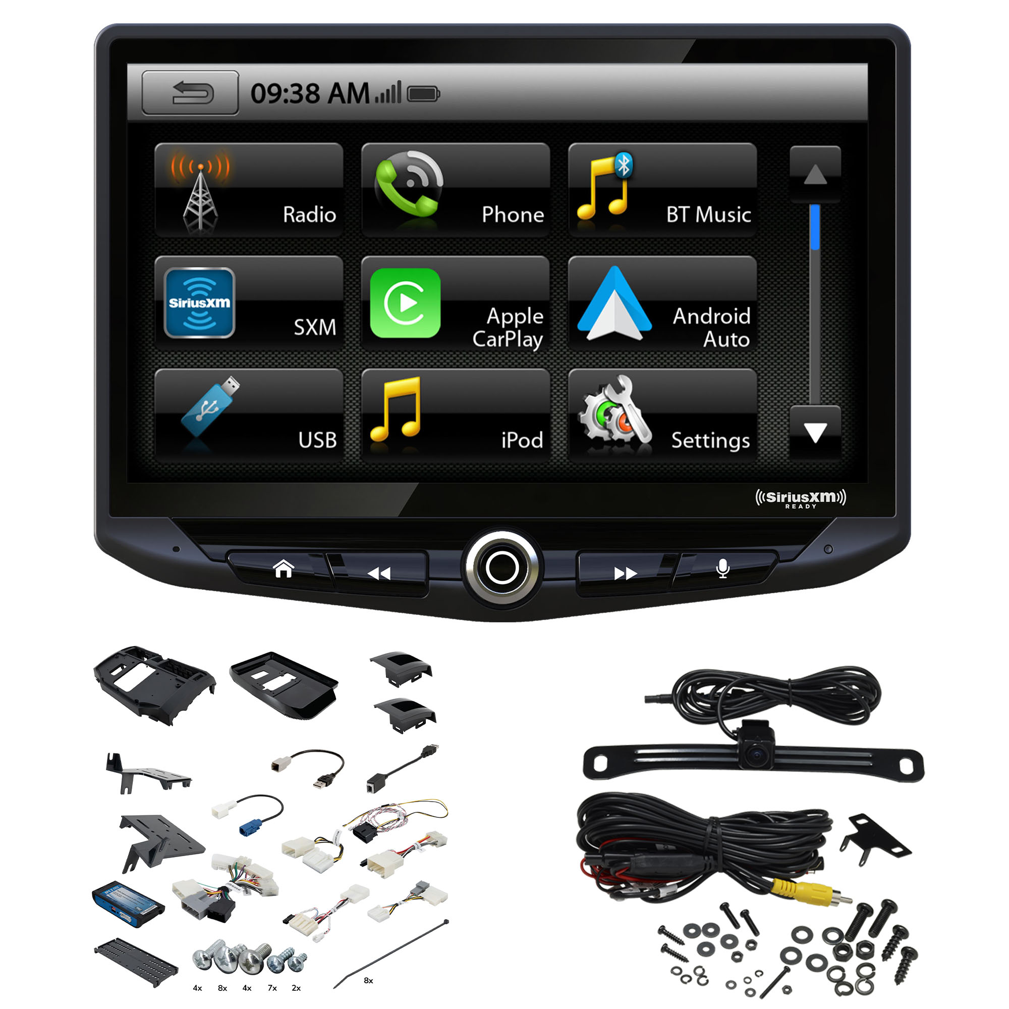 Stinger HEIGH10 UN1810 AM/FM/Audio/Video Receiver w/ 10-inch Touch ...