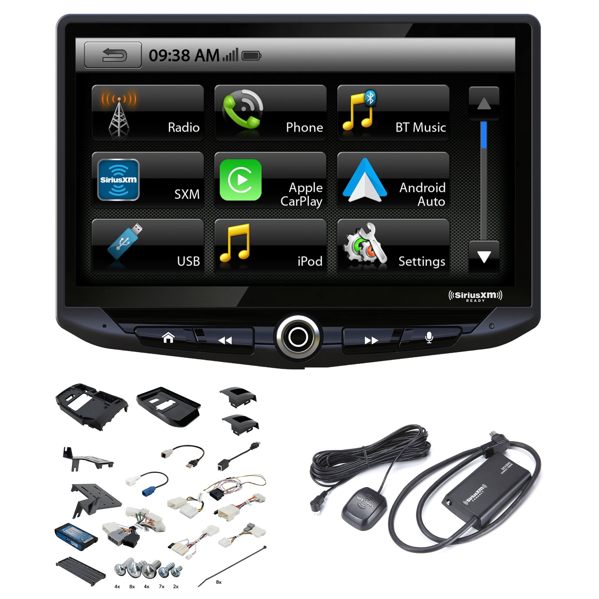Stinger HEIGH10 UN1810 AM/FM/Audio/Video Receiver w/ 10-inch Touch ...