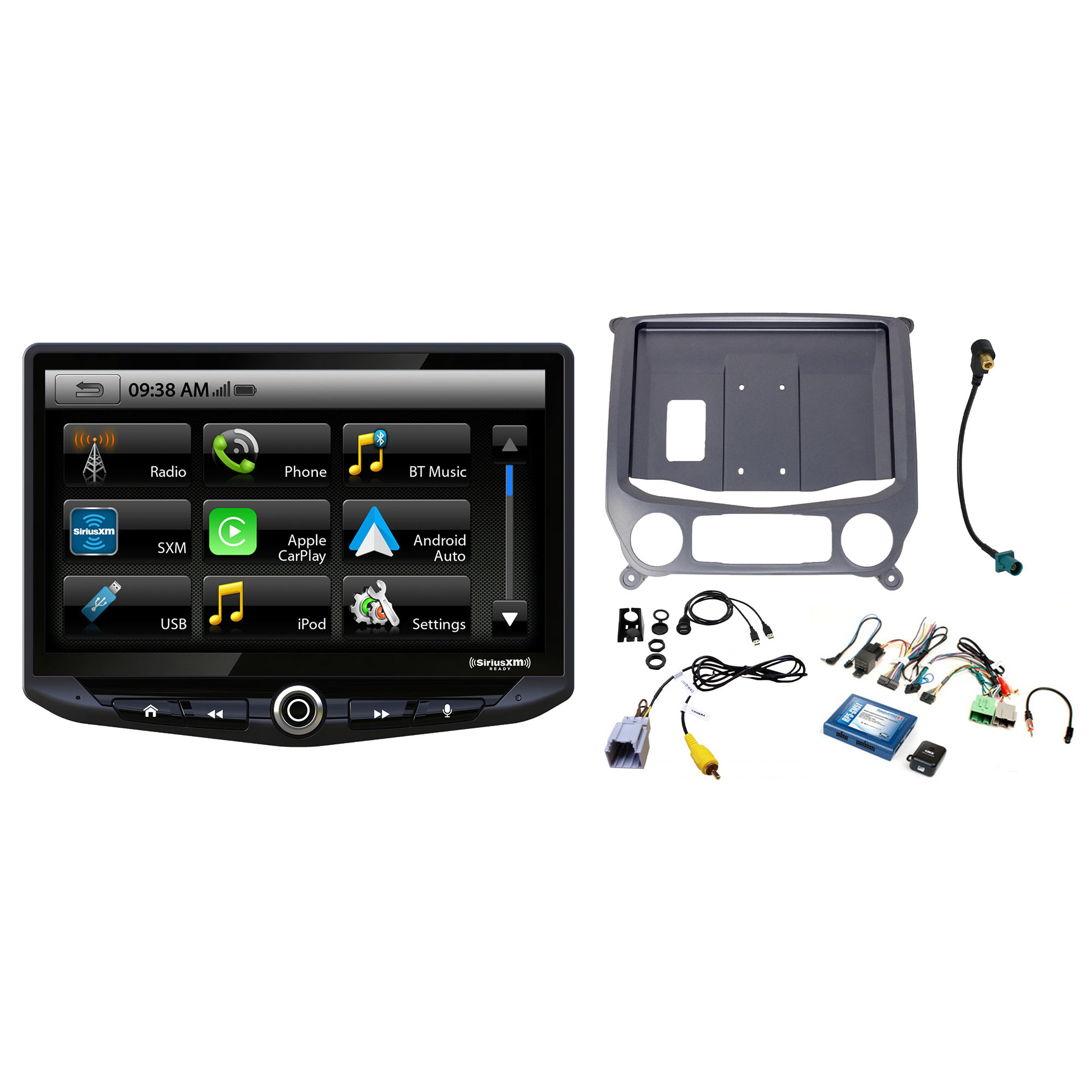Stinger Heigh10 10" In-dash Infotainment System compatible with Apple ...