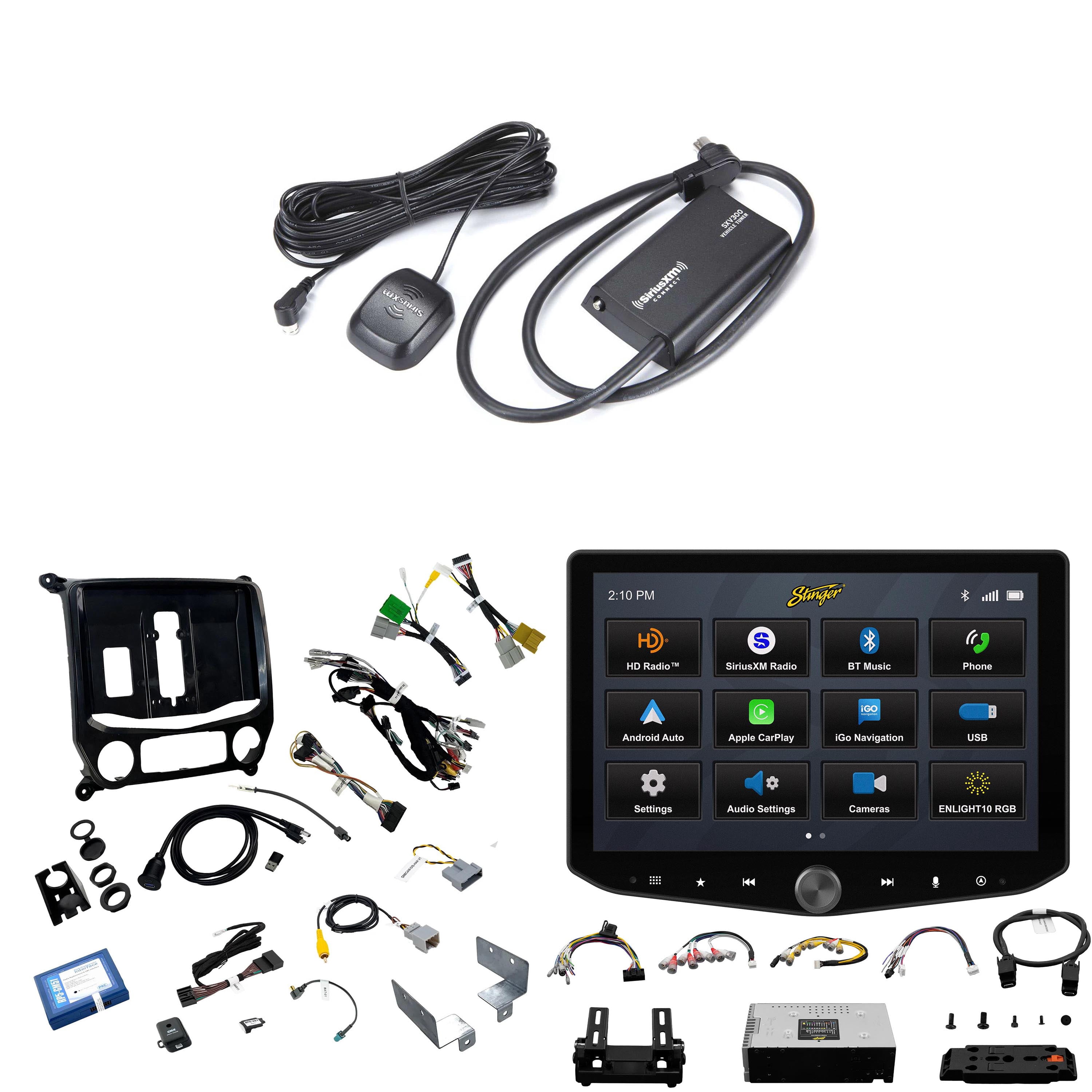 Stinger Ix210 Horizon10 10.1-Inch Floating Multimedia Infotainment ...