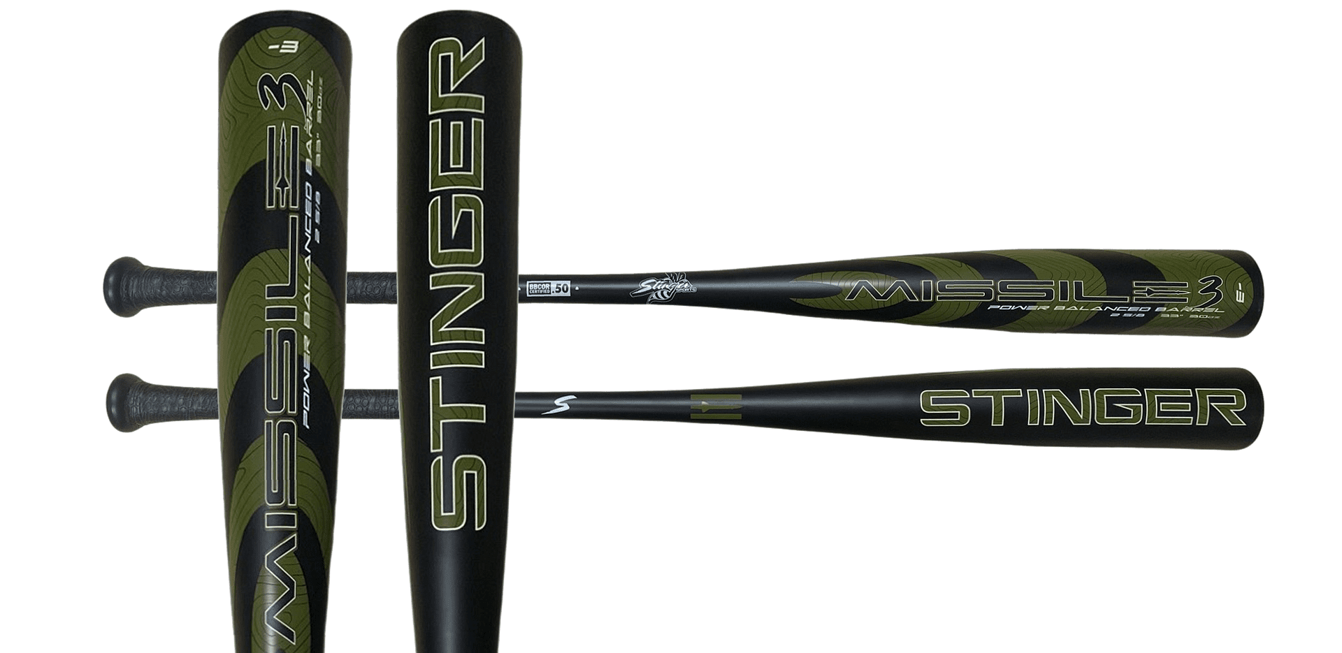 Stinger Missile 3 BBCOR Baseball Bat: MISL3 31" 28 oz. - Walmart.com