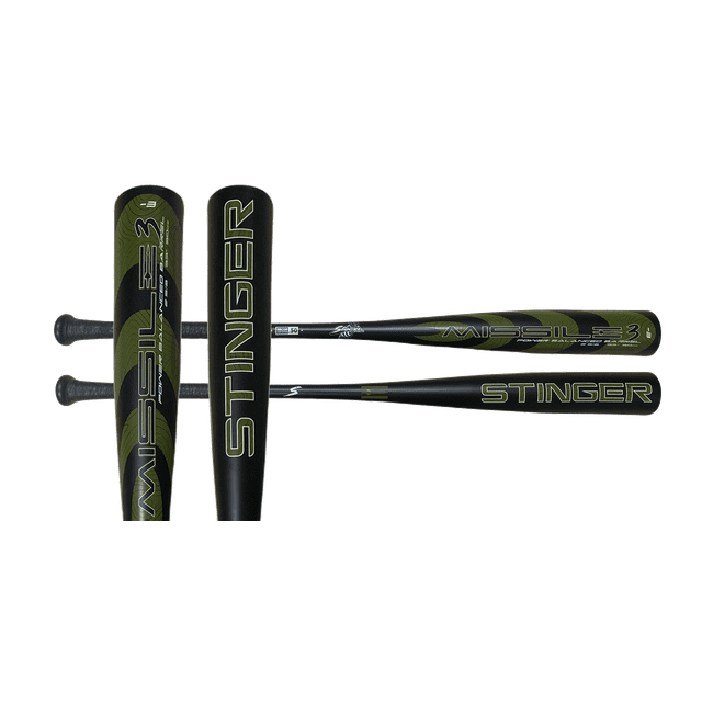 Stinger Missile 3 BBCOR Baseball Bat: MISL3 31" 28 oz. - Walmart.com
