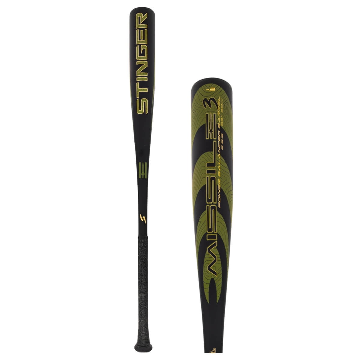 Stinger Missile 3 BBCOR Baseball Bat: MISL3 33.5" 30.5 oz. - Walmart.com