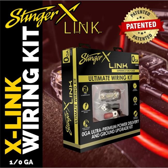 Stinger SGRX2K01 0 Gauge X-Series Wiring Kit - Walmart.com
