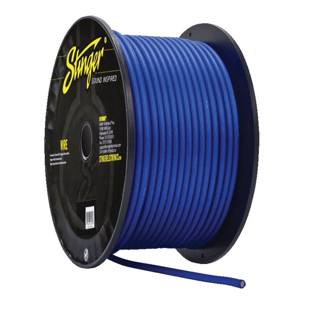 Stinger SHW18B - 8GA POWER WIRE: BLUE - 250 ft. - Walmart Business Supplies