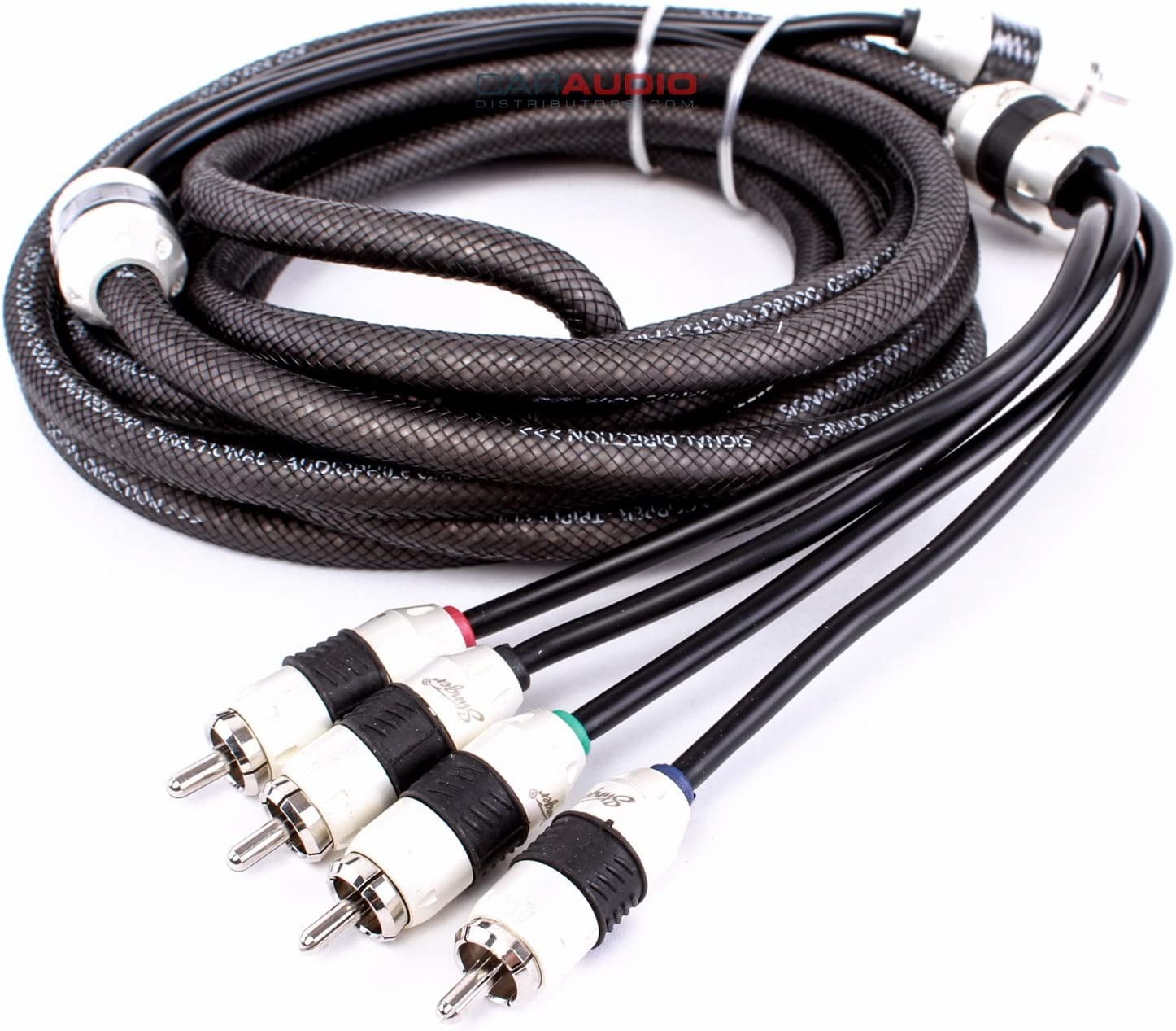 Stinger SI8412 12-Foot 4-Channel 8000 Series Audiophile Grade RCA ...
