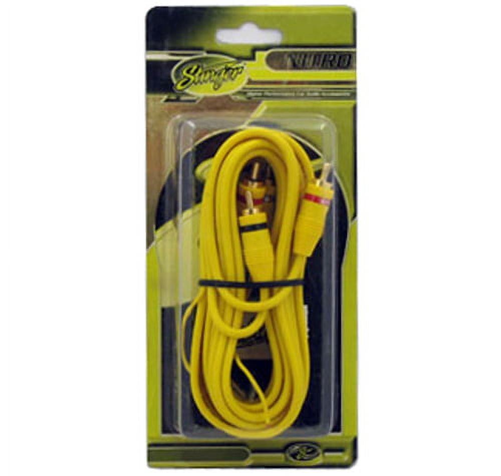 Stinger SN3 Car Audio Stereo Nitro Series 3 Foot Rca Amp Interconenct ...