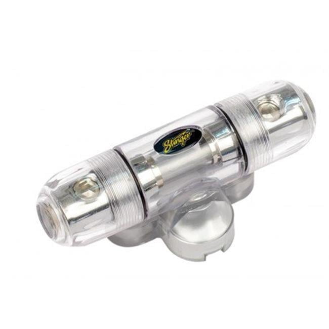 Stinger SPD5101 AGU Fuse Holder with 4/8 Gauge Inputs and ShocKrome ...