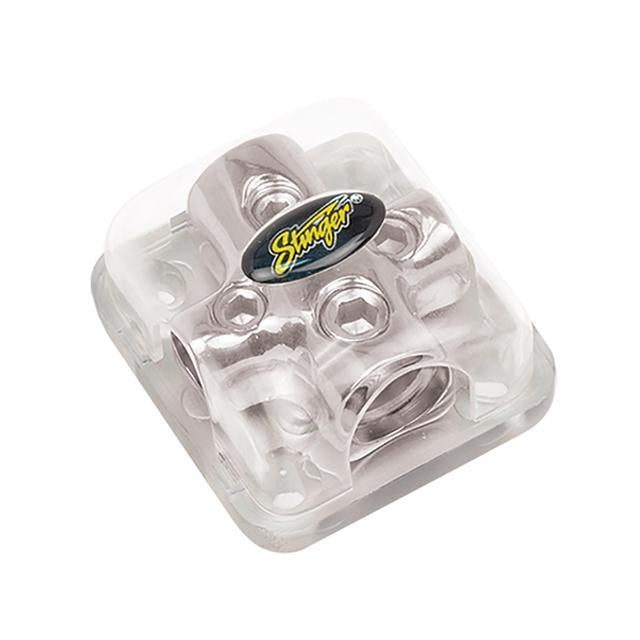 Stinger Spd515 Distribution Block 1 10 Ga Inputs 3 4 Ga Outputs 4 Way Block
