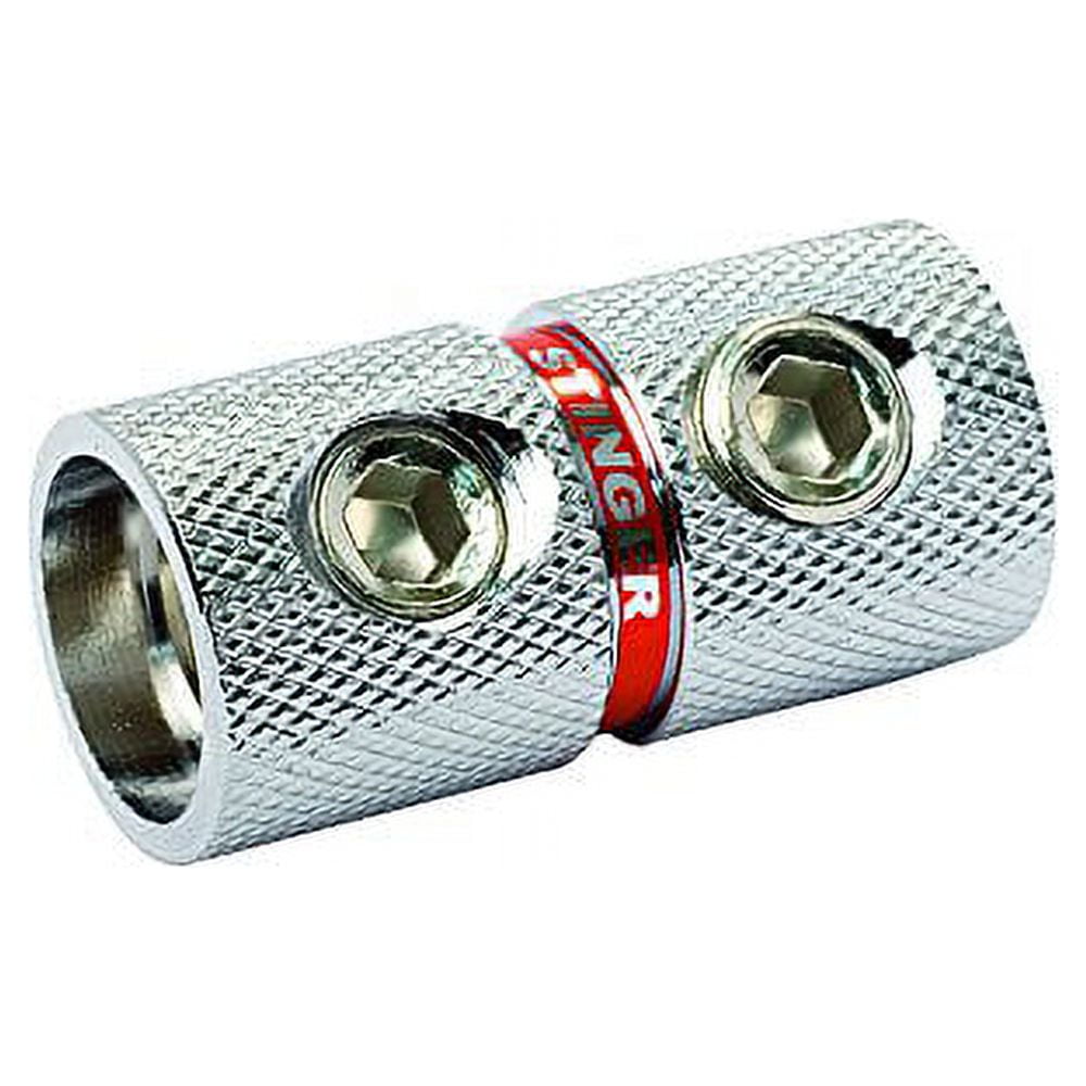 Stinger SPT5210 Pro Classic Chrome 1/0 Gauge Input & Output Coupler ...
