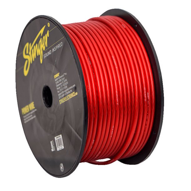 Stinger SPW18TR - 8GA PRO POWER WIRE: RED 250 ft. - Walmart Business ...
