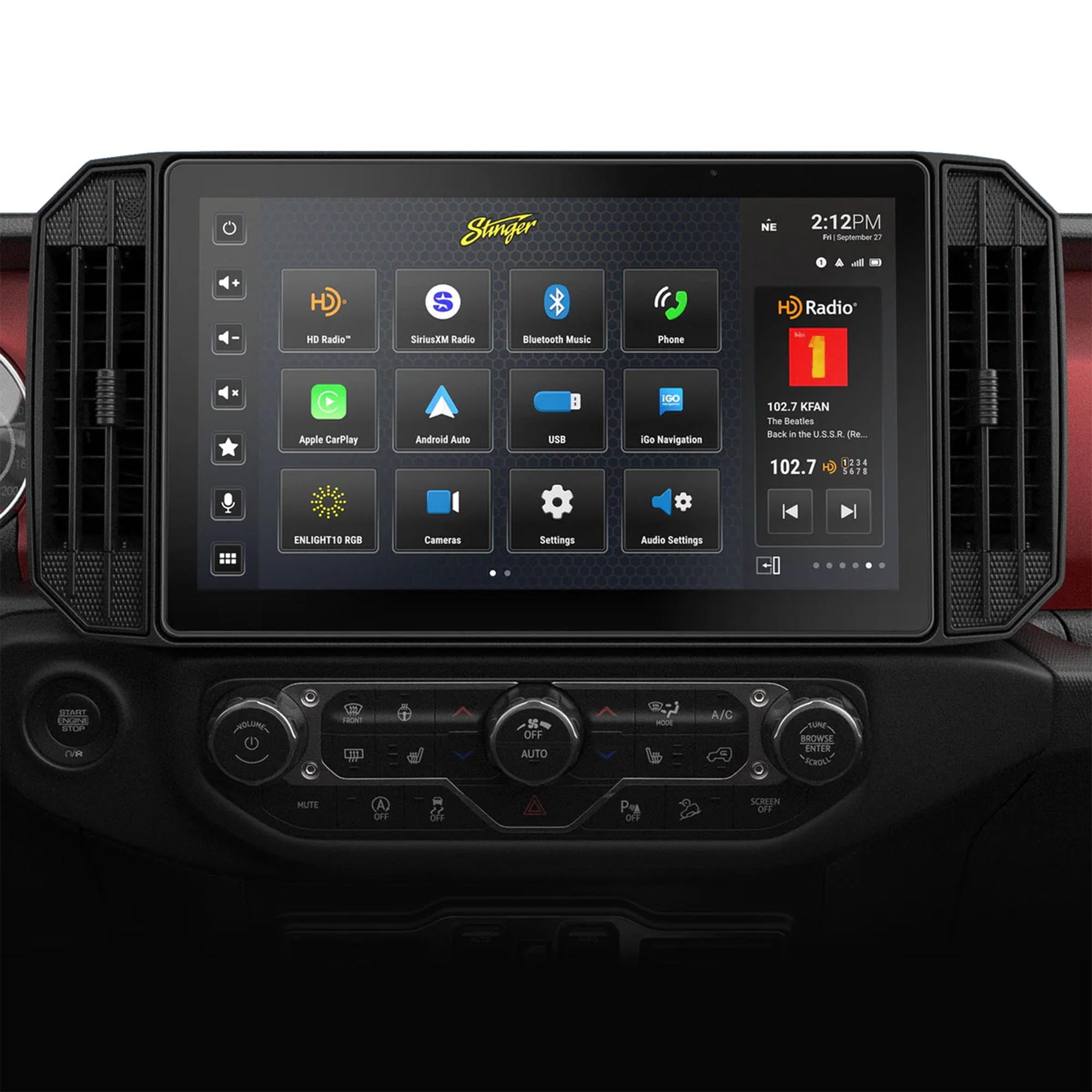 New Stinger SRX-JW18128 12.8" Multimedia Infotainment System for Jeep-Specific Model - Walmart.com