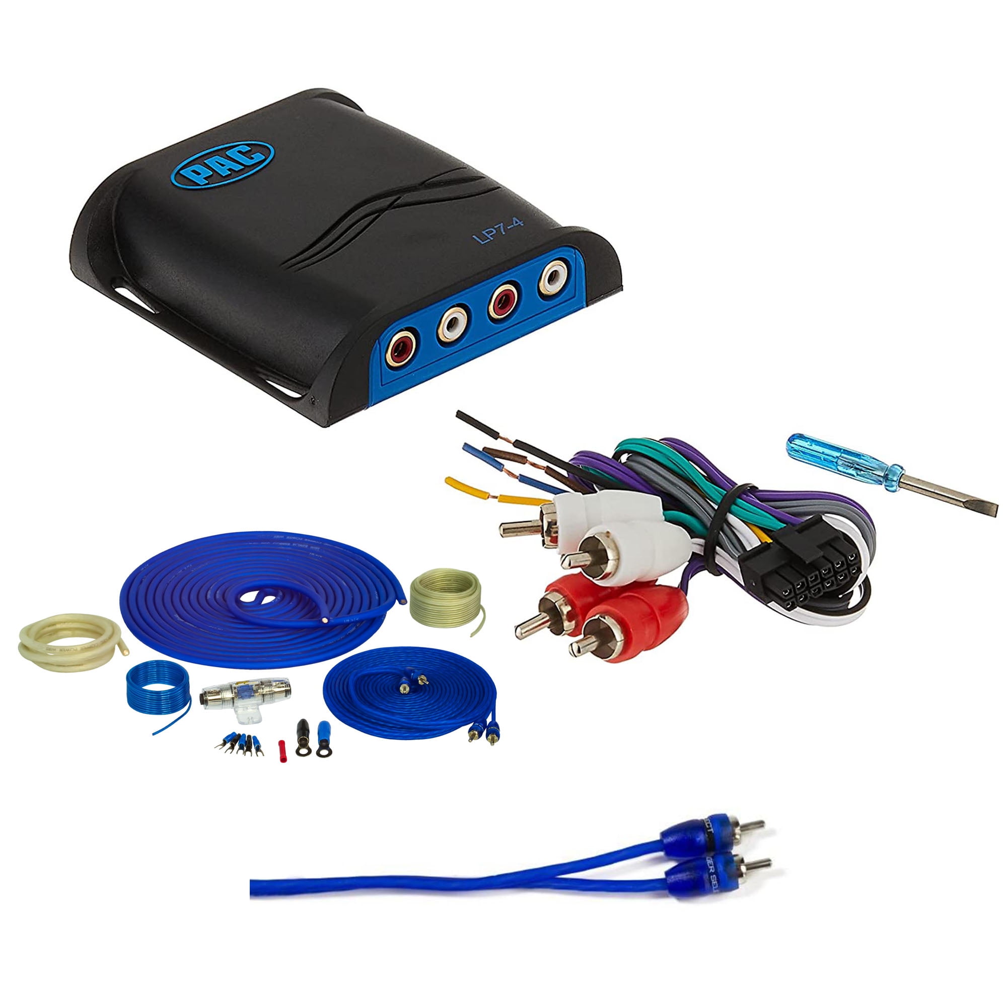 Stinger SS1200XS 4 Gauge Pure Copper Wiring Kit with LP7-4 LocPRO ...