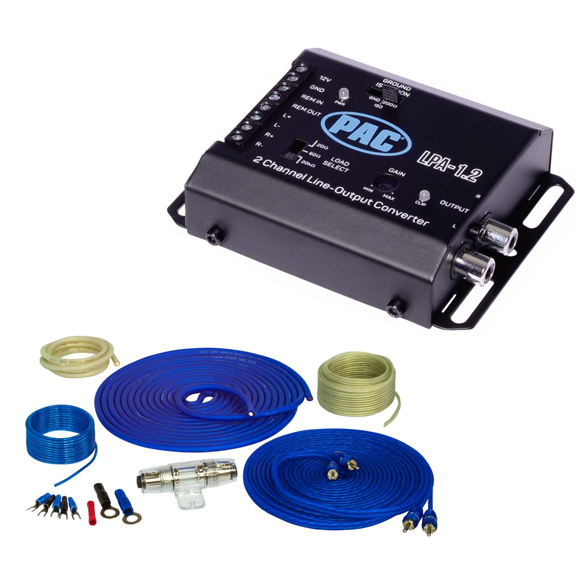 Stinger SS600XS 8 Gauge Pure Copper Wiring Kit with LPA-1.2 LOCPRO ...