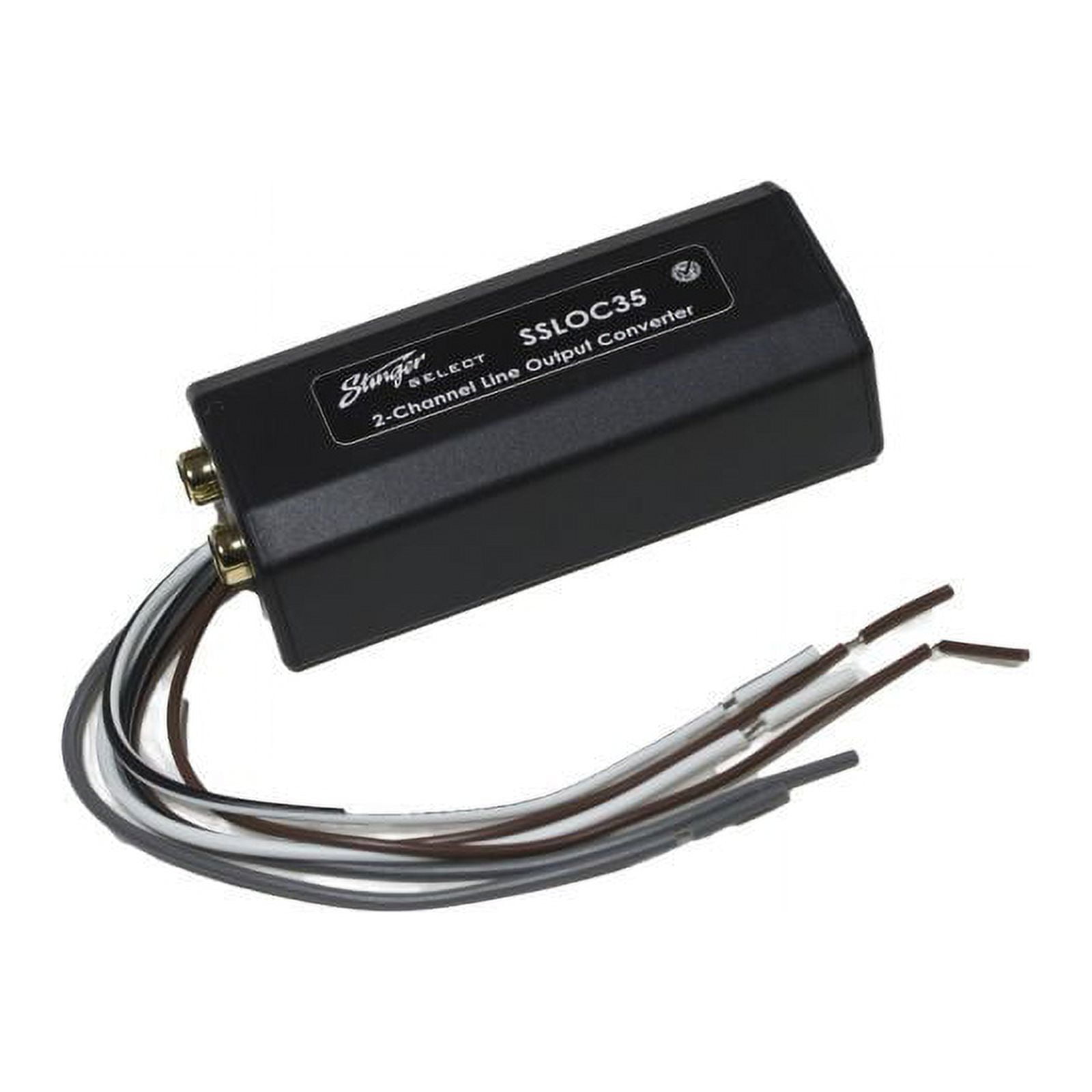 Stinger SSLOC35 Car Audio 2 Channel Plated Gold Rca Plugs Output Line ...