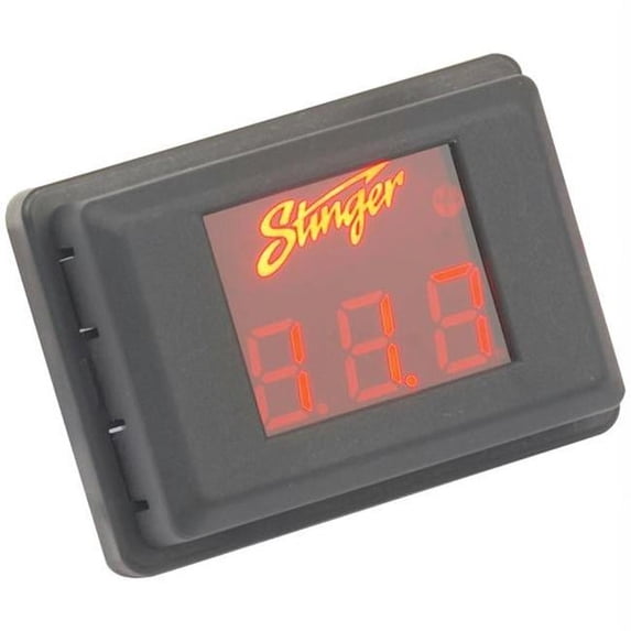 Stinger SVMR Voltage Gauge - Red Display - Walmart.com
