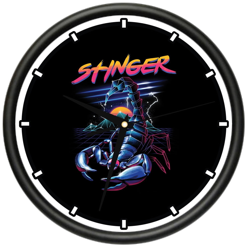 Stinger Scorpion Design Wall Clock | Precision Quartz Movement | Décor ...