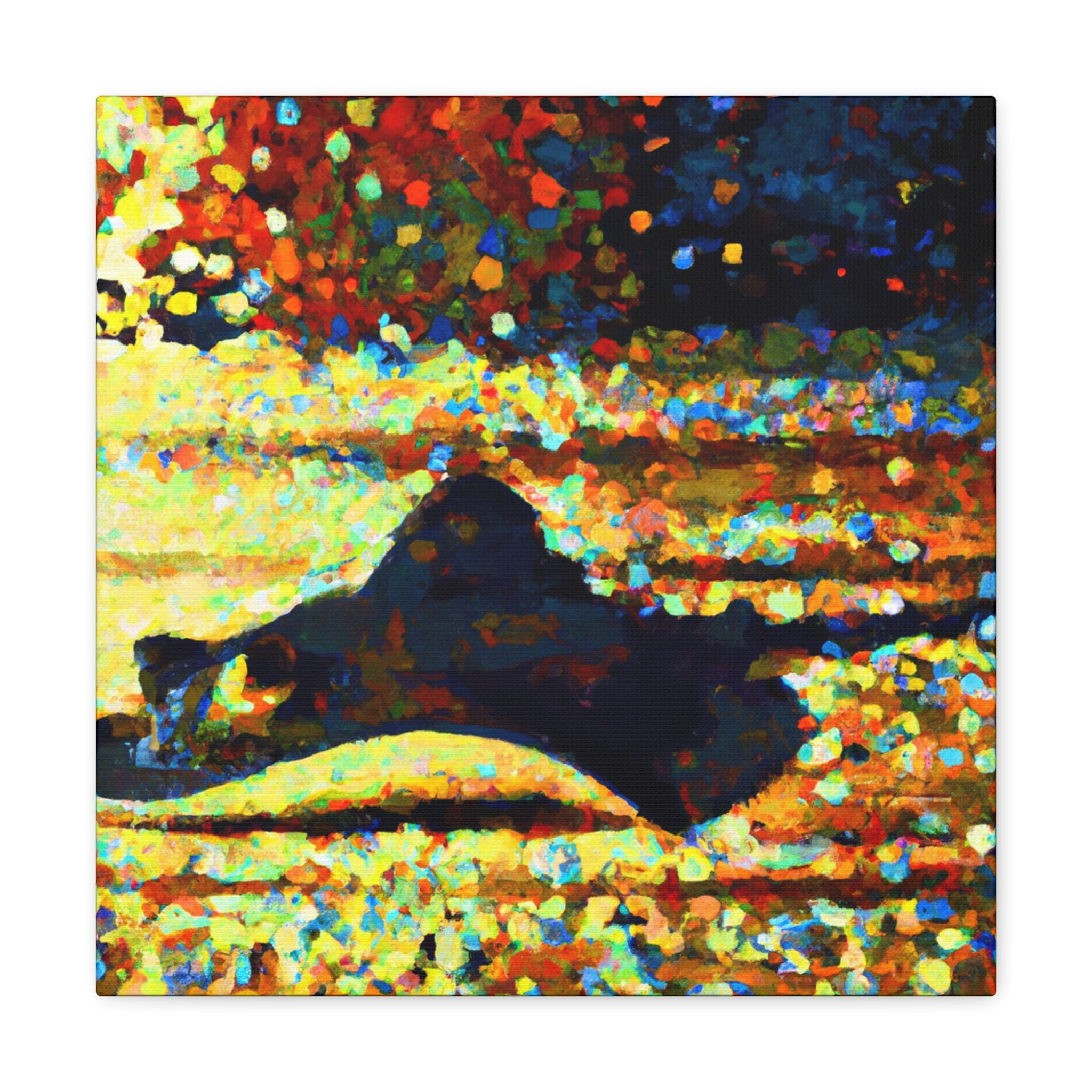 "Stingray By Pointillism" - Canvas - Walmart.com
