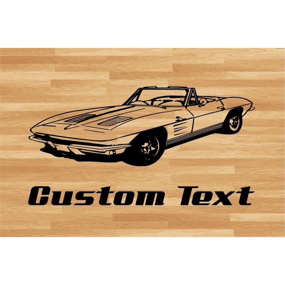 Stingray Convertible Car Wall Decal - Auto Wall Mural - Vinyl Stickers ...