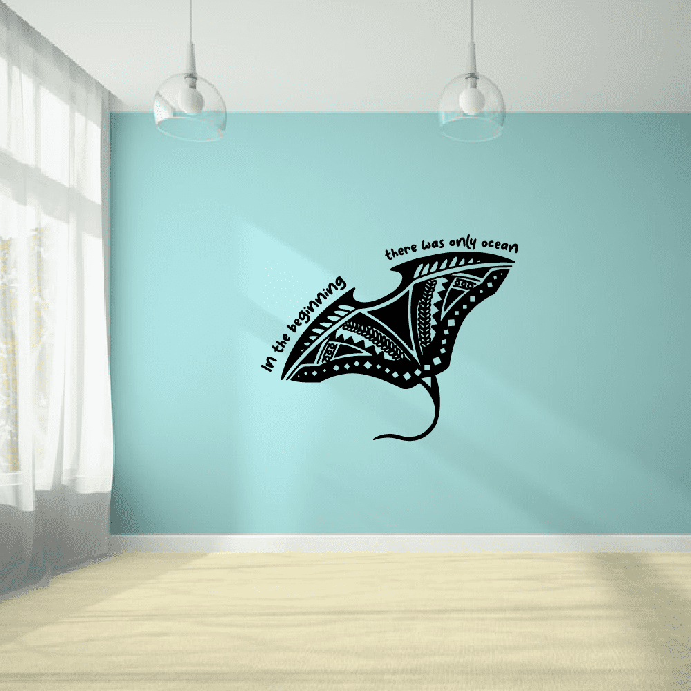 Stingray Granma Tala Quote In The Beginning There Was Only Ocean Moana ...