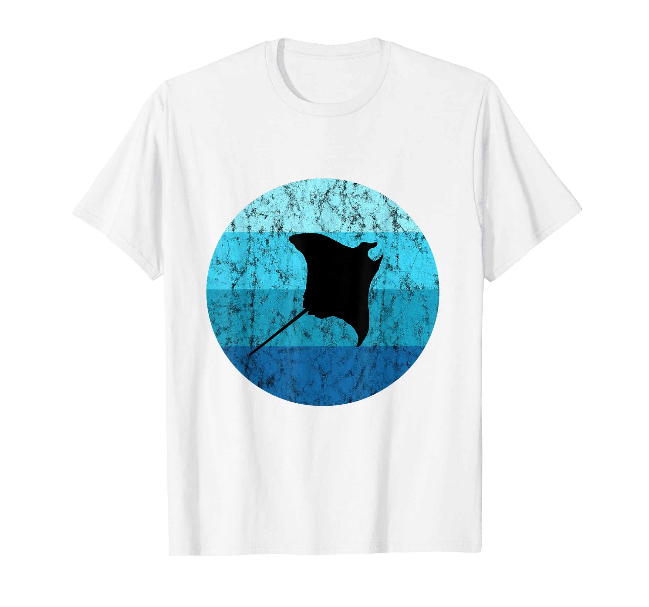 Stingray Manta Ray Retro Vintage Ocean Water Animal T-Shirt - Walmart.com