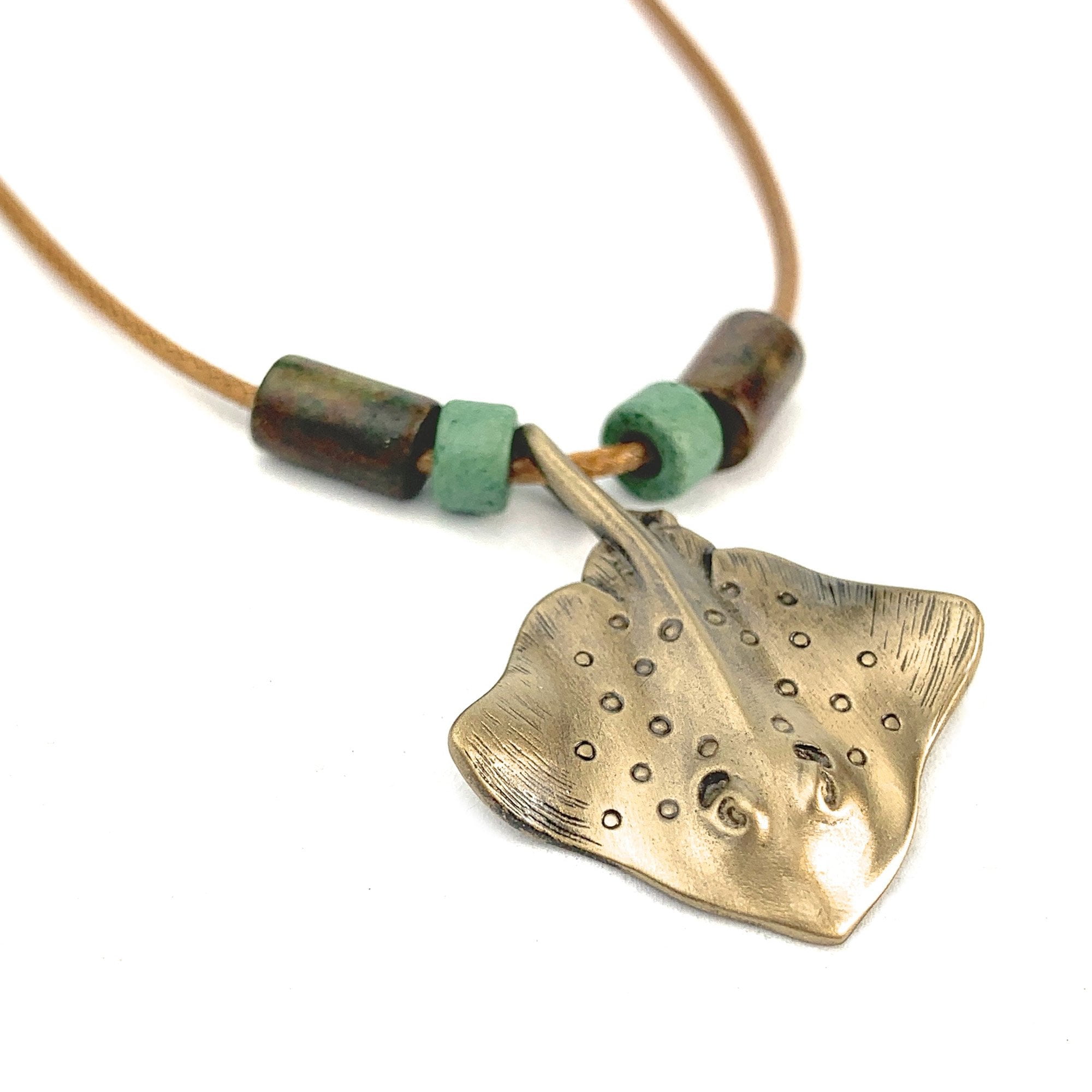 Stingray Necklace for Women Bronze- Stingray Pendant for Women ...