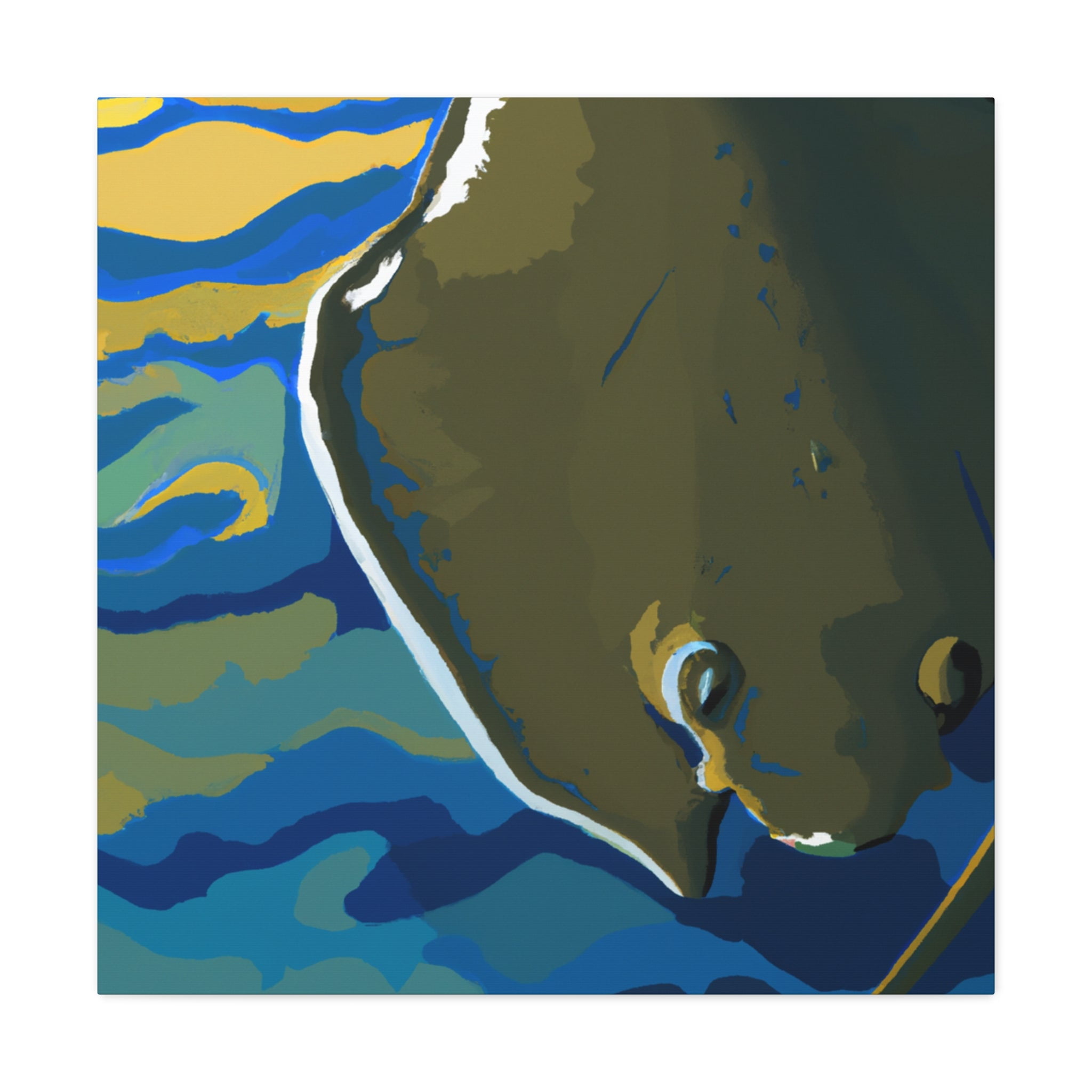 "Stingray Pop Art Burst" - Canvas - Walmart.com