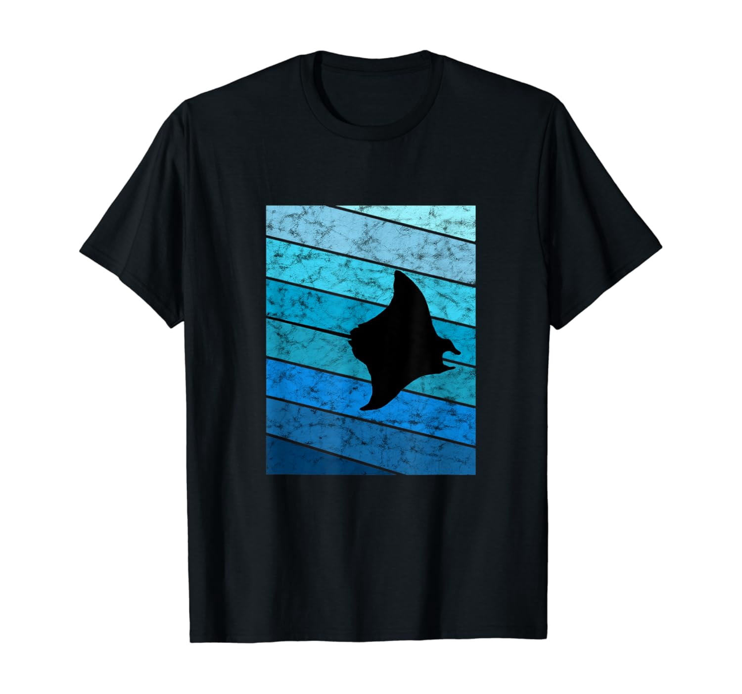 Stingray Retro Vintage Ocean Water Animal Manta Ray T-Shirt - Walmart.com