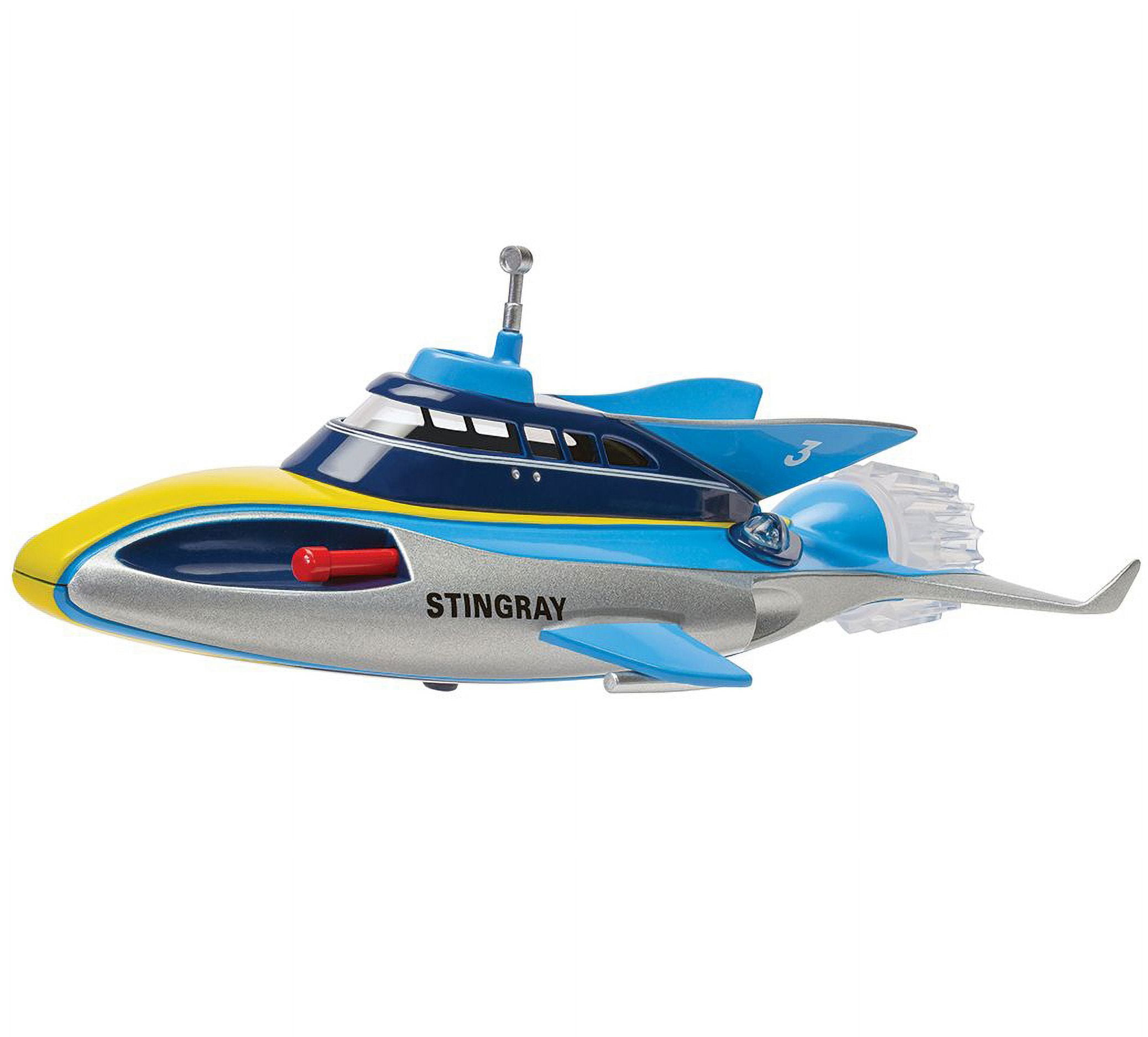 Stingray Submarine Blue and Silver with Yellow Stripes "Gerry Anderson ...