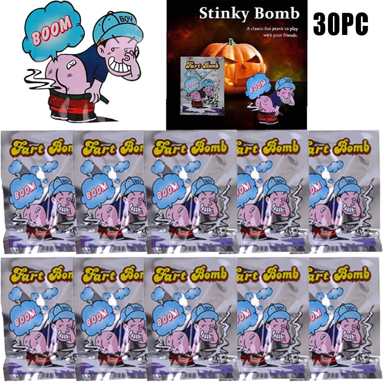 Stink Bombs Joke Shop Fart Liquid Smell Funny Prank Rotten Eggs Ass ...